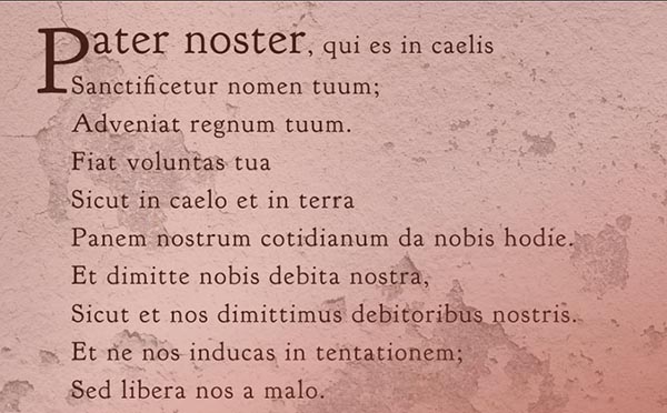 Pater noster. - Catholicus.eu Deutsch